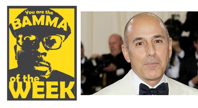 HUGGY LOWDOWN: And The Bamma of the Week Is...